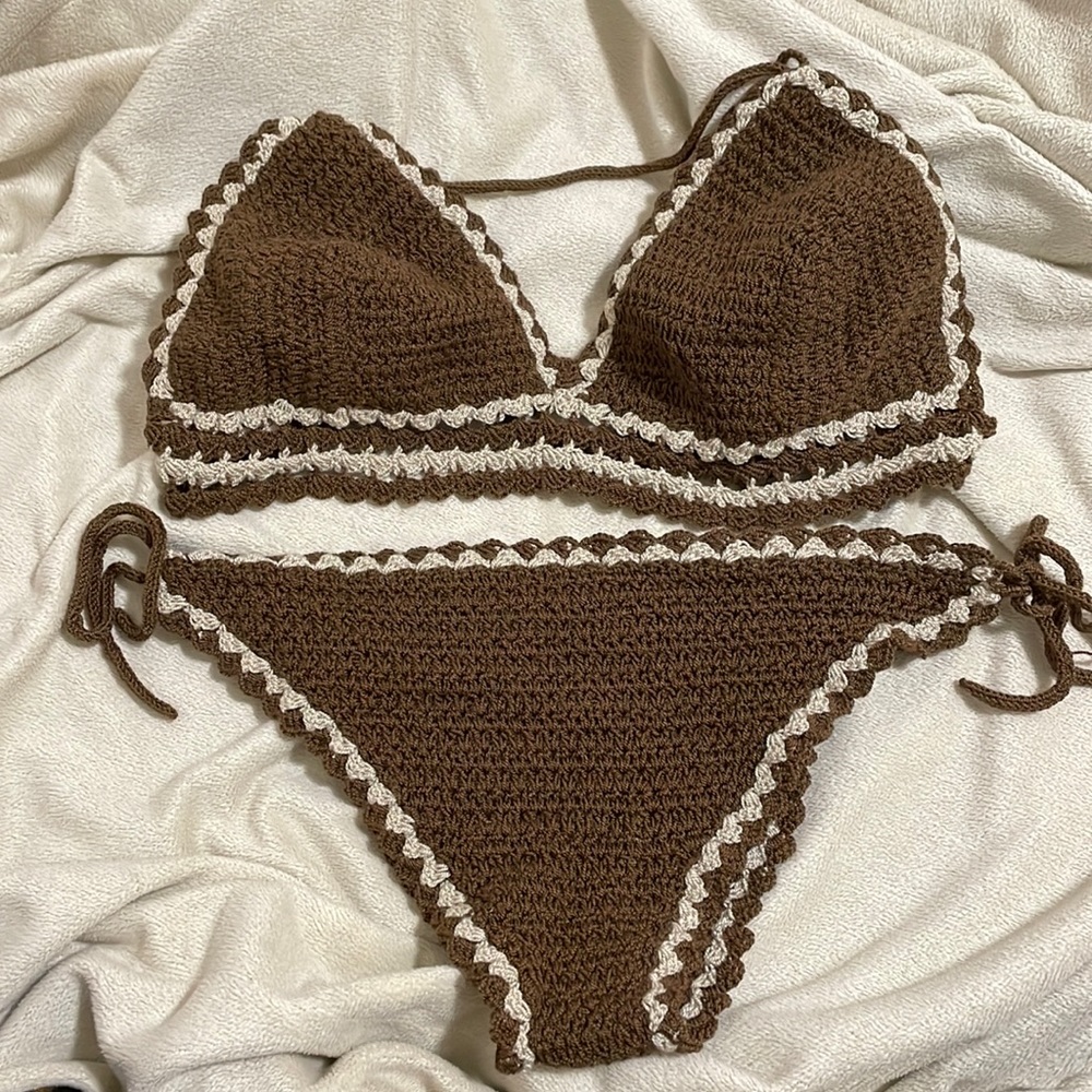 Hand Stitched Crochet Bikini From Hawaii - Gem